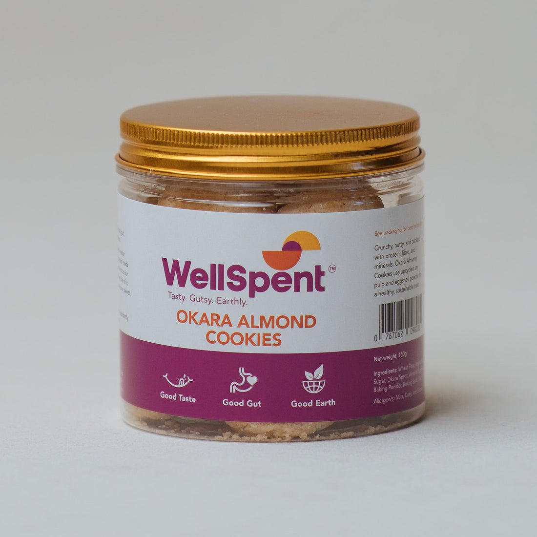 Okara Almond Cookies – WellSpent Gourmet2Go